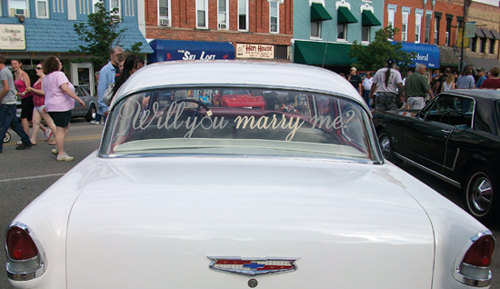 Proposal Wedding Car Decals Will You Marry Me Proposal Car Decal on Luulla